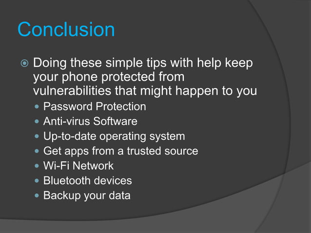 Mobile Security | PPT