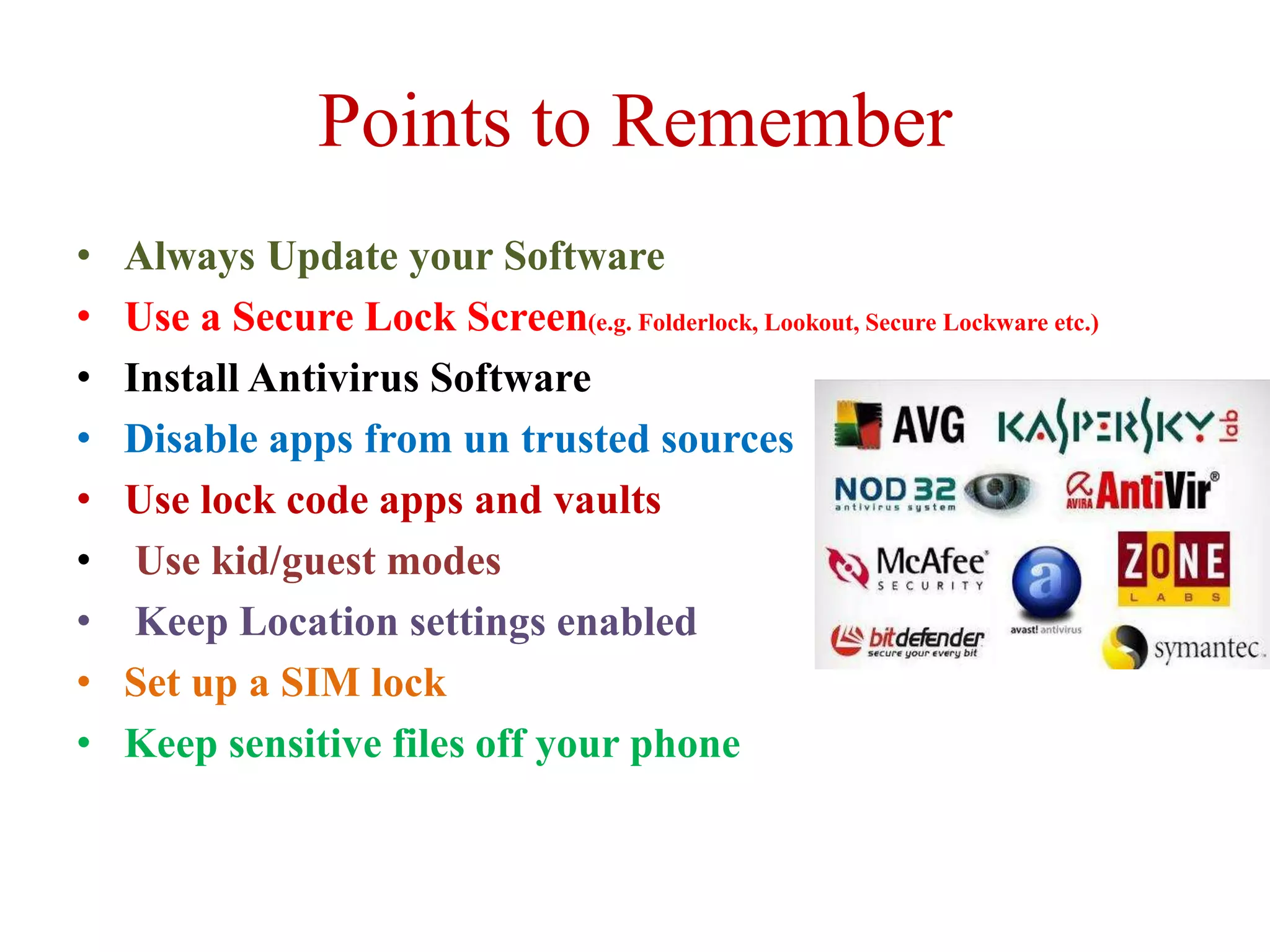 Mobile App Security: A Review | PPTX | Smartphones | Consumer Electronics
