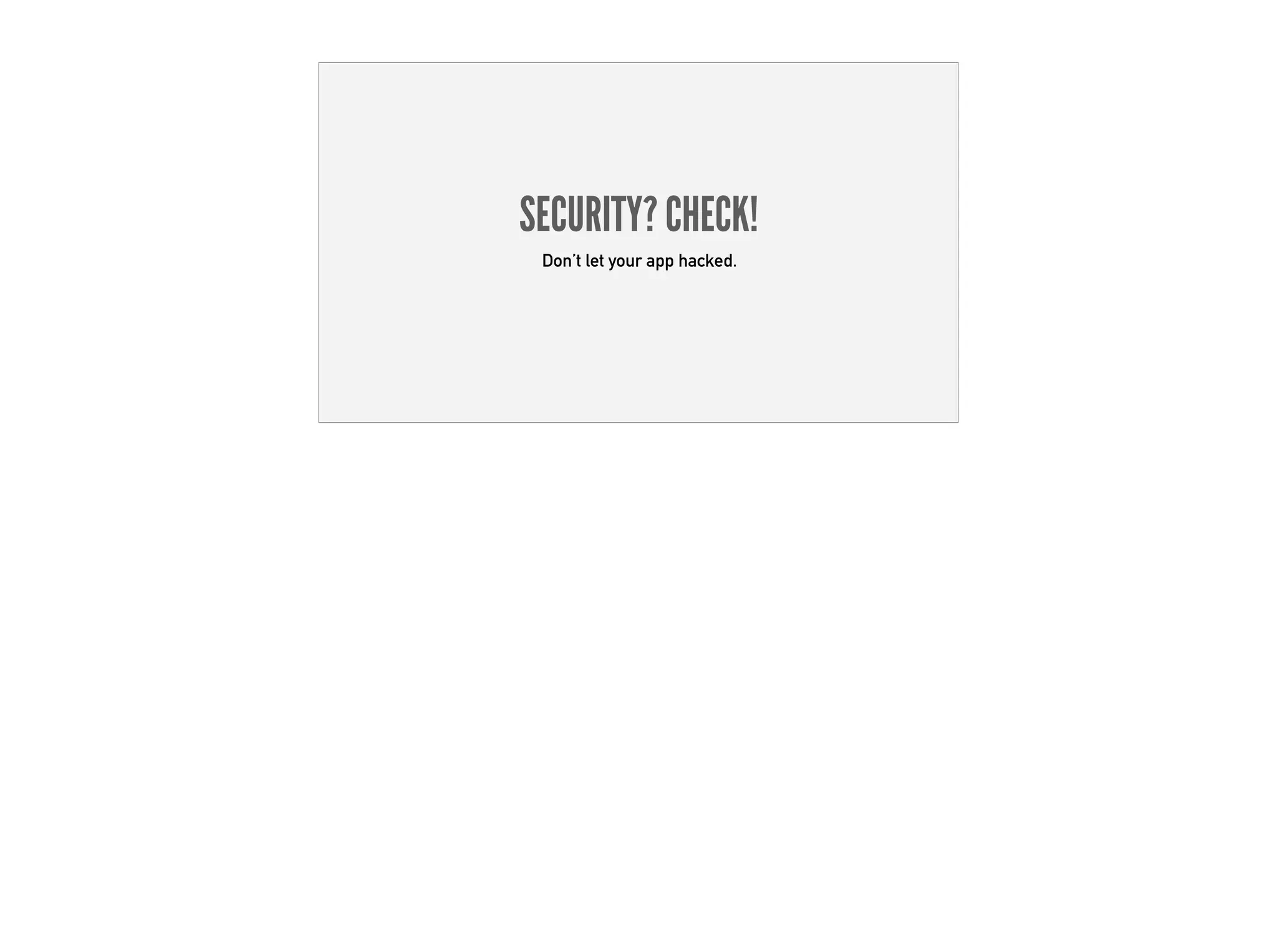 Security Checklist: how iOS can help protecting your data. | PPT