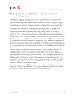 5 Steps to Mobile Risk Management | PDF
