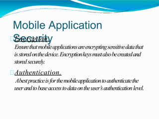 Mobilesecurity unit4-converted | PPTX | Phone Services | Home Utilities
