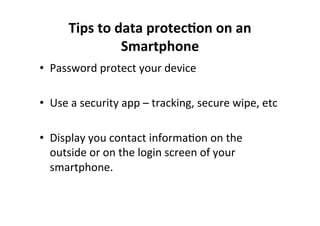 Mobile security and what it means to you bb | PDF