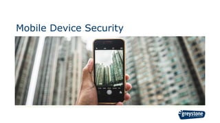Mobile security management | PPTX | Operating Systems | Computer ...