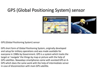 Mobile Sensors | PPTX
