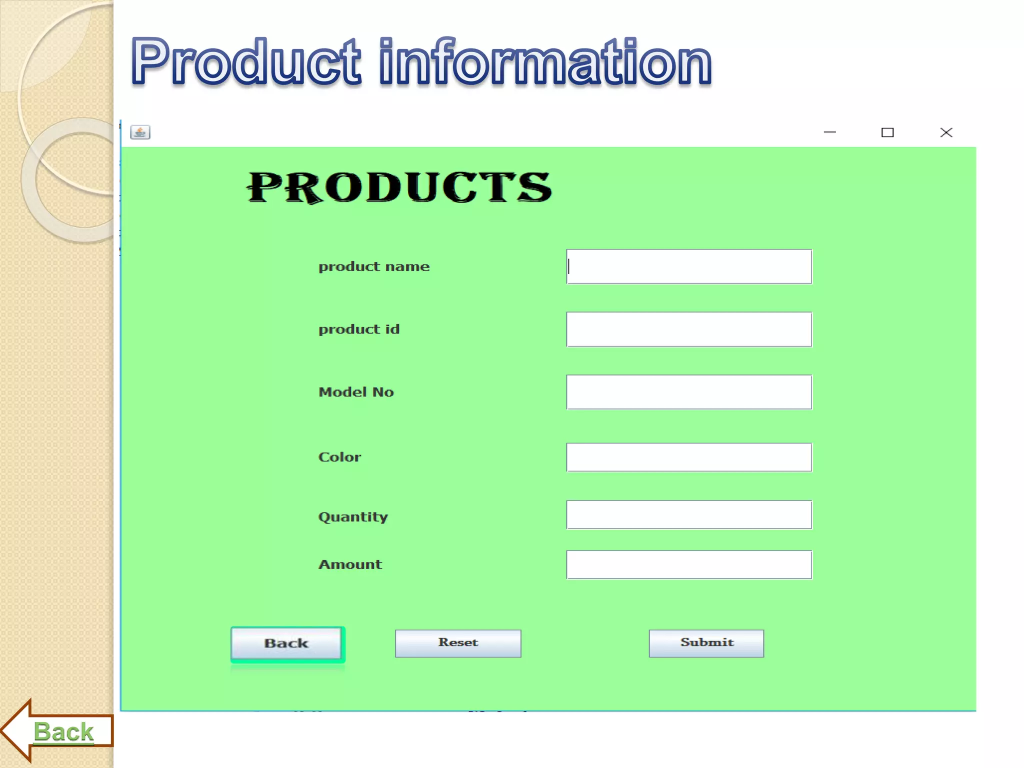 Mobile shop management system(app design) | PPTX