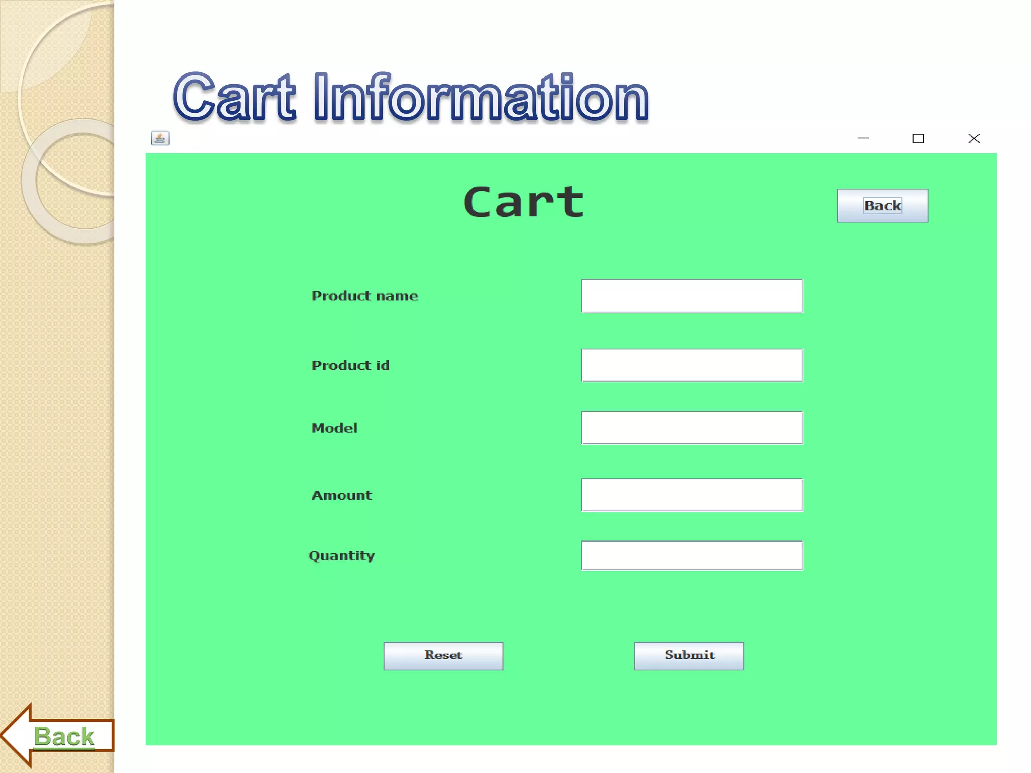 Mobile shop management system(app design) | PPTX