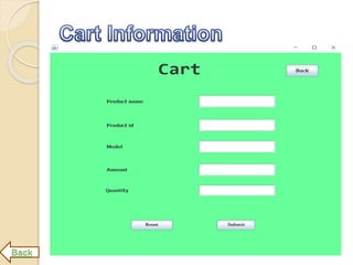 Mobile shop management system(app design) | PPTX