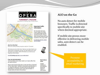 ALO: Mobile site | PPT