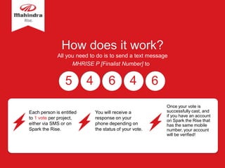 An Explanation of Mobile Verification and SMS Voting for the Spark The ...
