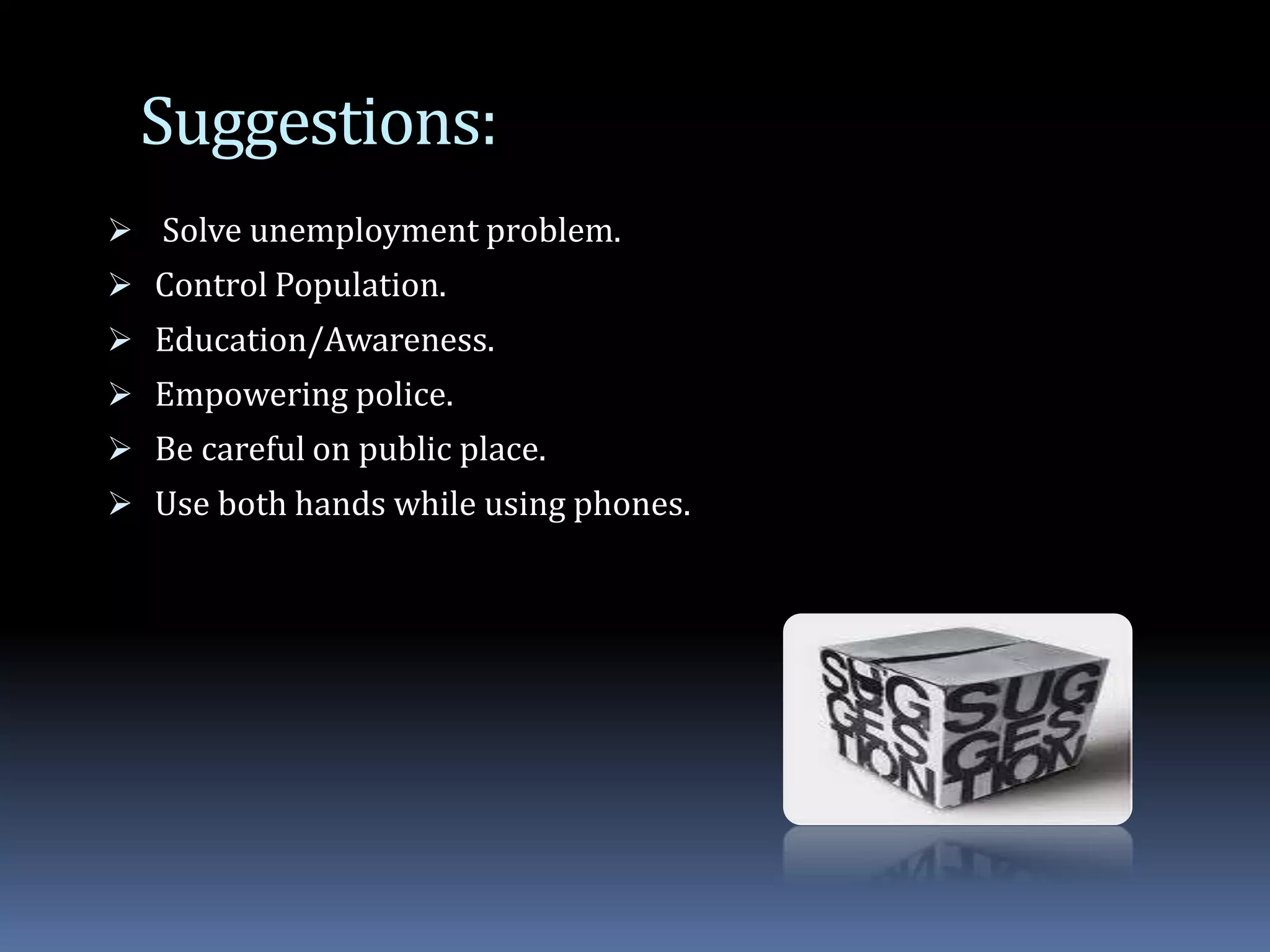 Mobile snatching ppt. | PPT