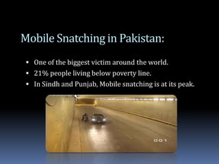 Mobile snatching ppt. | PPT