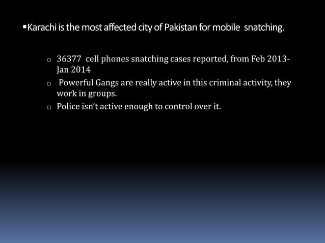 Mobile snatching ppt. | PPT