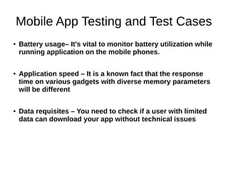 Mobile software testing guide | ODP | Operating Systems | Computer ...