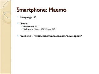 Mobile Software Development | PPT