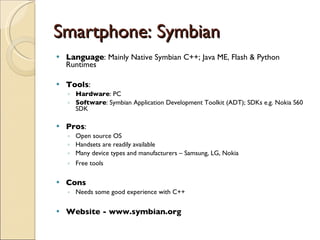 Mobile Software Development | PPT