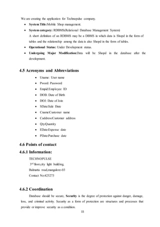 Mobile store management | PDF