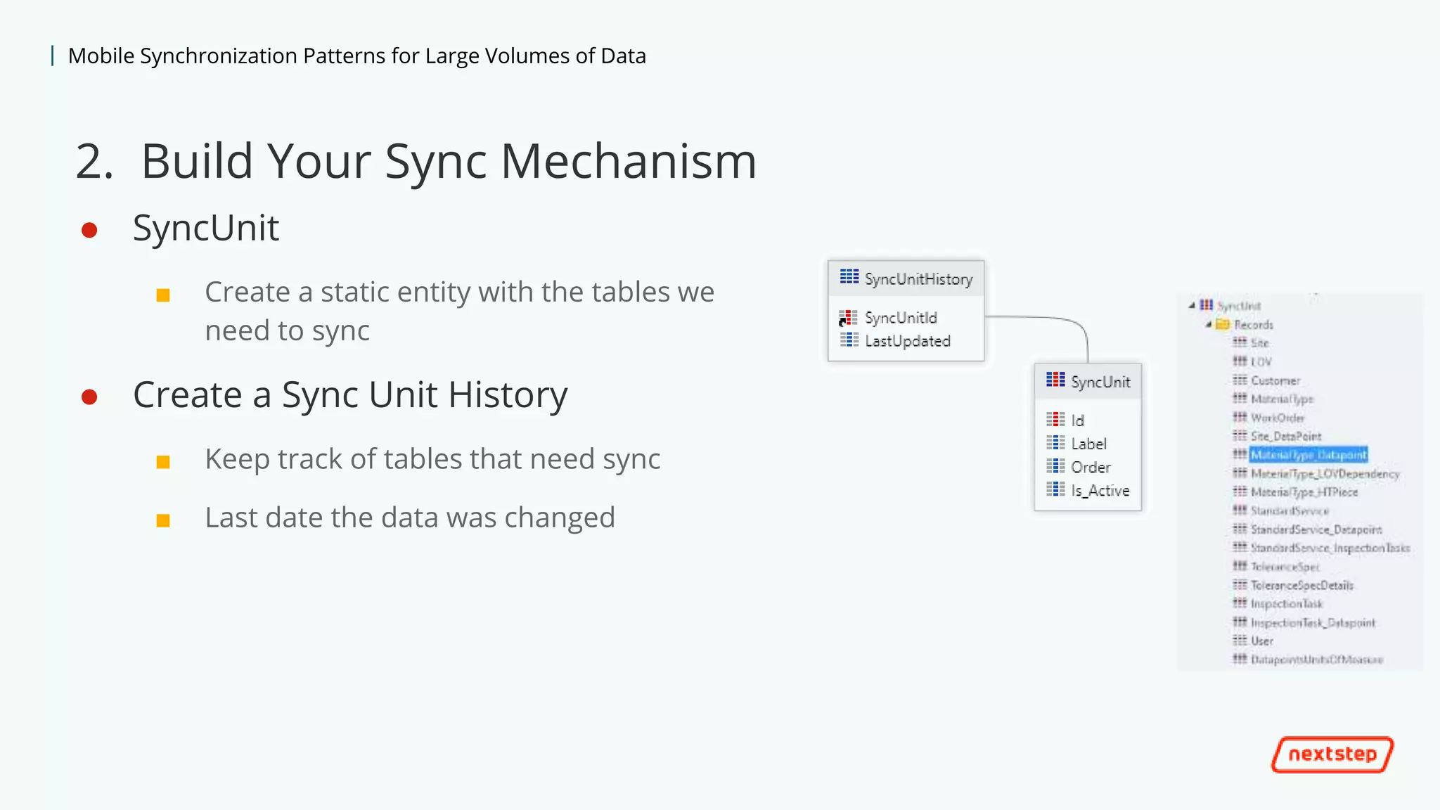 Mobile Synchronization Patterns For Large Volumes Of Data Pptx Databases Computer Software