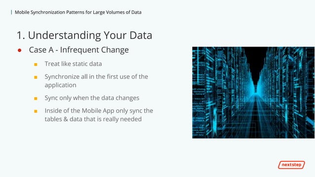 Mobile Synchronization Patterns for Large Volumes of Data | PPTX | Databases | Computer Software ...