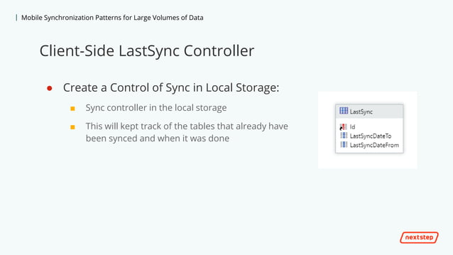 Mobile Synchronization Patterns for Large Volumes of Data | PPTX | Databases | Computer Software ...