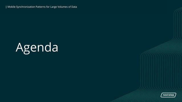 Mobile Synchronization Patterns for Large Volumes of Data | PPTX | Databases | Computer Software ...