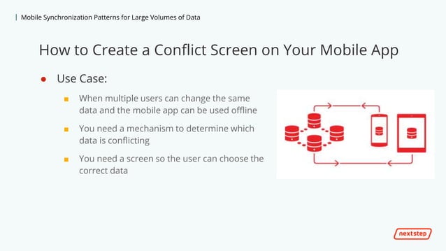 Mobile Synchronization Patterns for Large Volumes of Data | PPTX | Databases | Computer Software ...