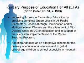 Mobile teaching program | PPTX