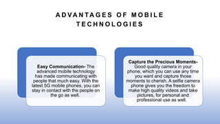 Mobile Technologies.pptx | Smartphones | Consumer Electronics