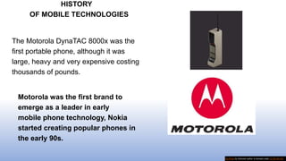 Mobile Technologies.pptx | Smartphones | Consumer Electronics