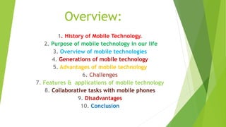 Mobile technology by Amaresh | PPT