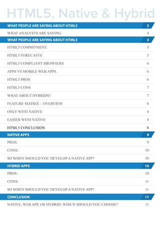 Native, Web App, or Hybrid: Which Should You Choose? | PDF | Web ...