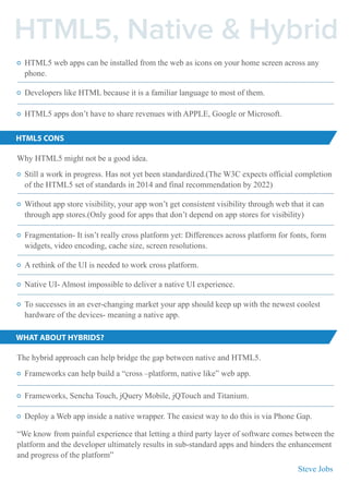 Native, Web App, or Hybrid: Which Should You Choose? | PDF | Web ...
