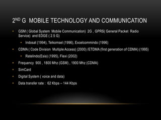 Mobile telecommunication industry | PPTX