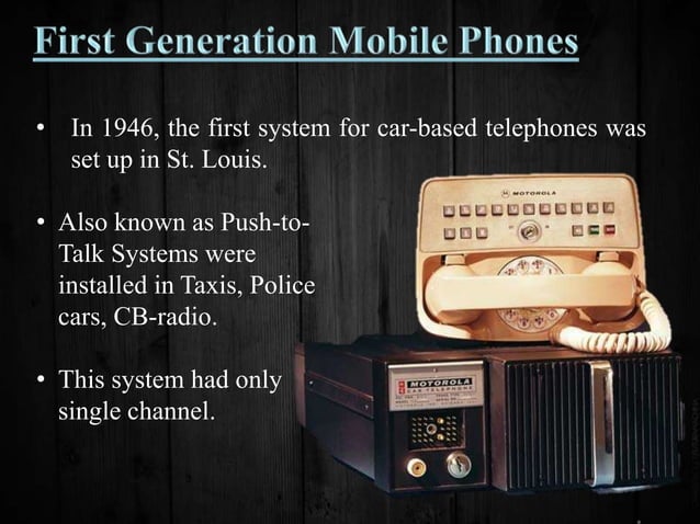 Mobile telephone system | PPTX | Smartphones | Consumer Electronics