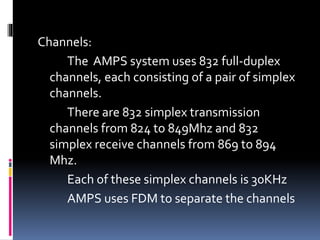 Mobile telephone systems | PPTX