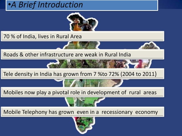 Mobile telephony in rural india | PPT