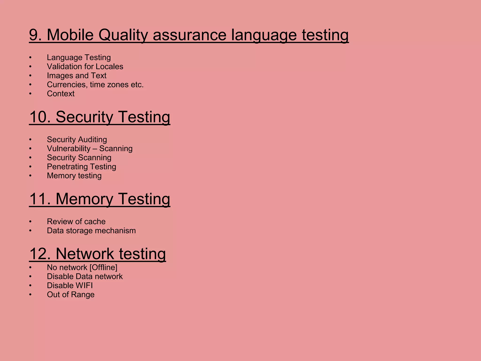 Mobile Application Testing Ppt