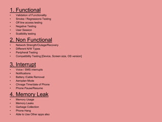 Mobile Application testing | PPT