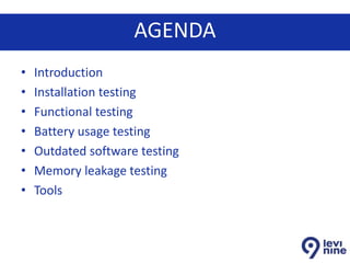 Mobile testing. Tips and Tricks | PPT