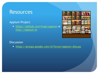 Setting Apple's UI Automation Free with Appium | PPT