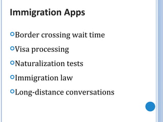 Mobile Immigration Training | PPT