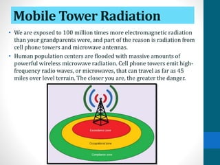 Mobile tower radiation and its impact on environment | PPTX