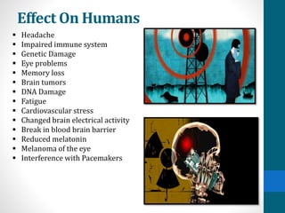 Mobile Radiation Effects On Humans