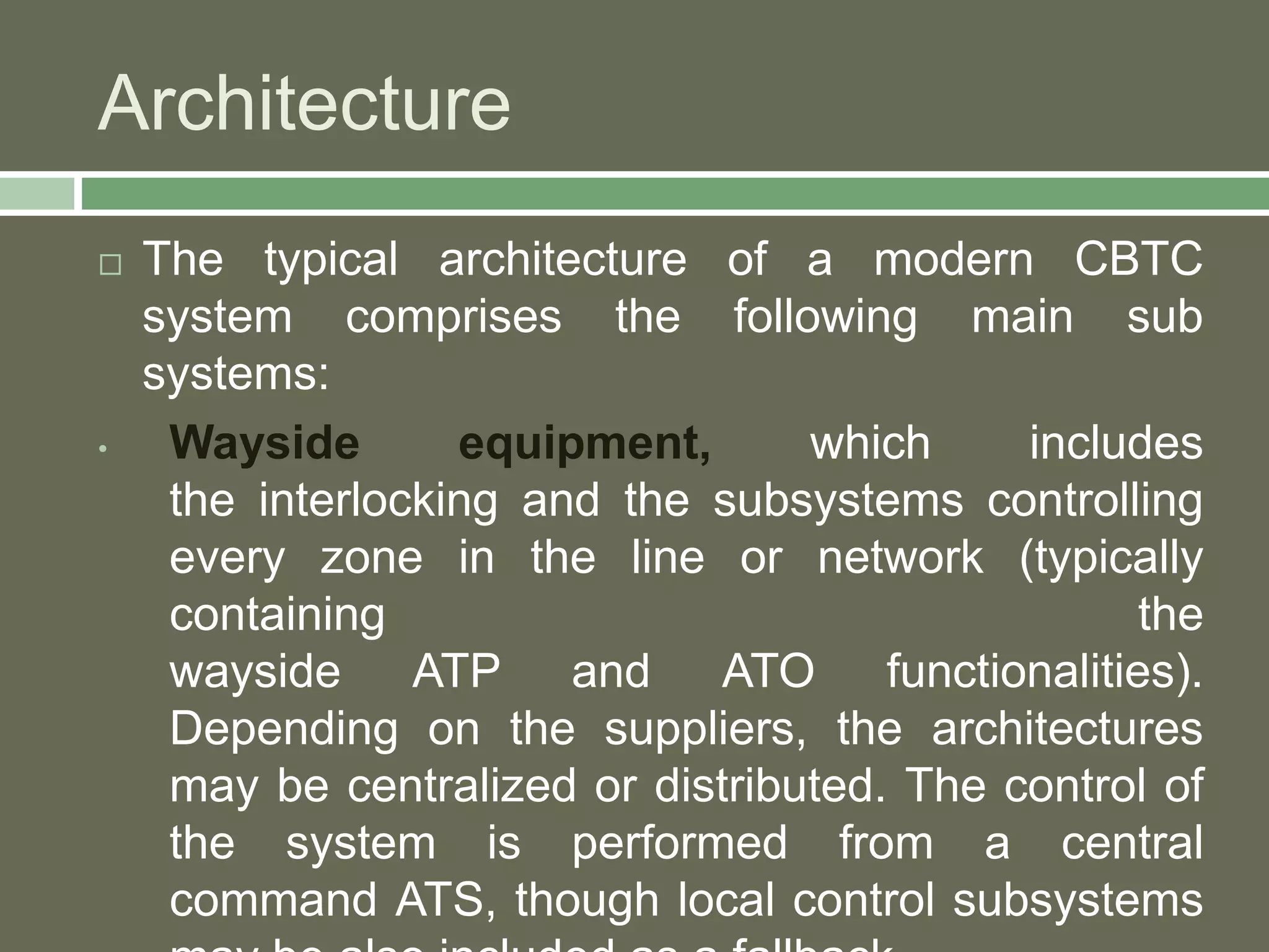 Communication Based Train Control (Mobile Train Radio Communication) | PPTX
