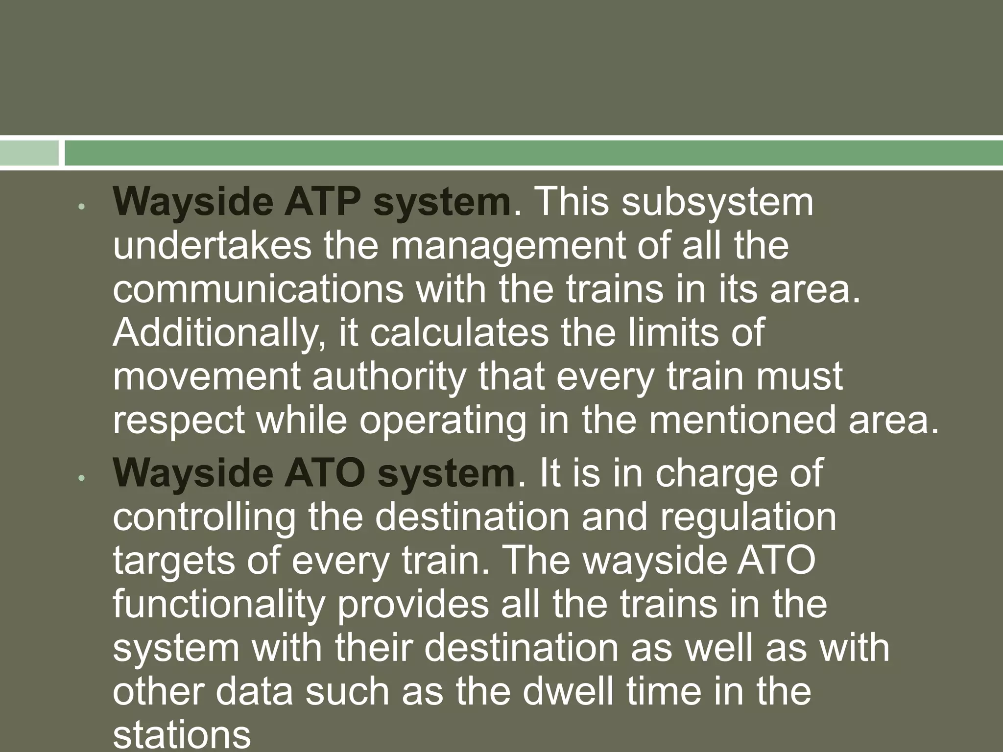 Communication Based Train Control (Mobile Train Radio Communication) | PPTX