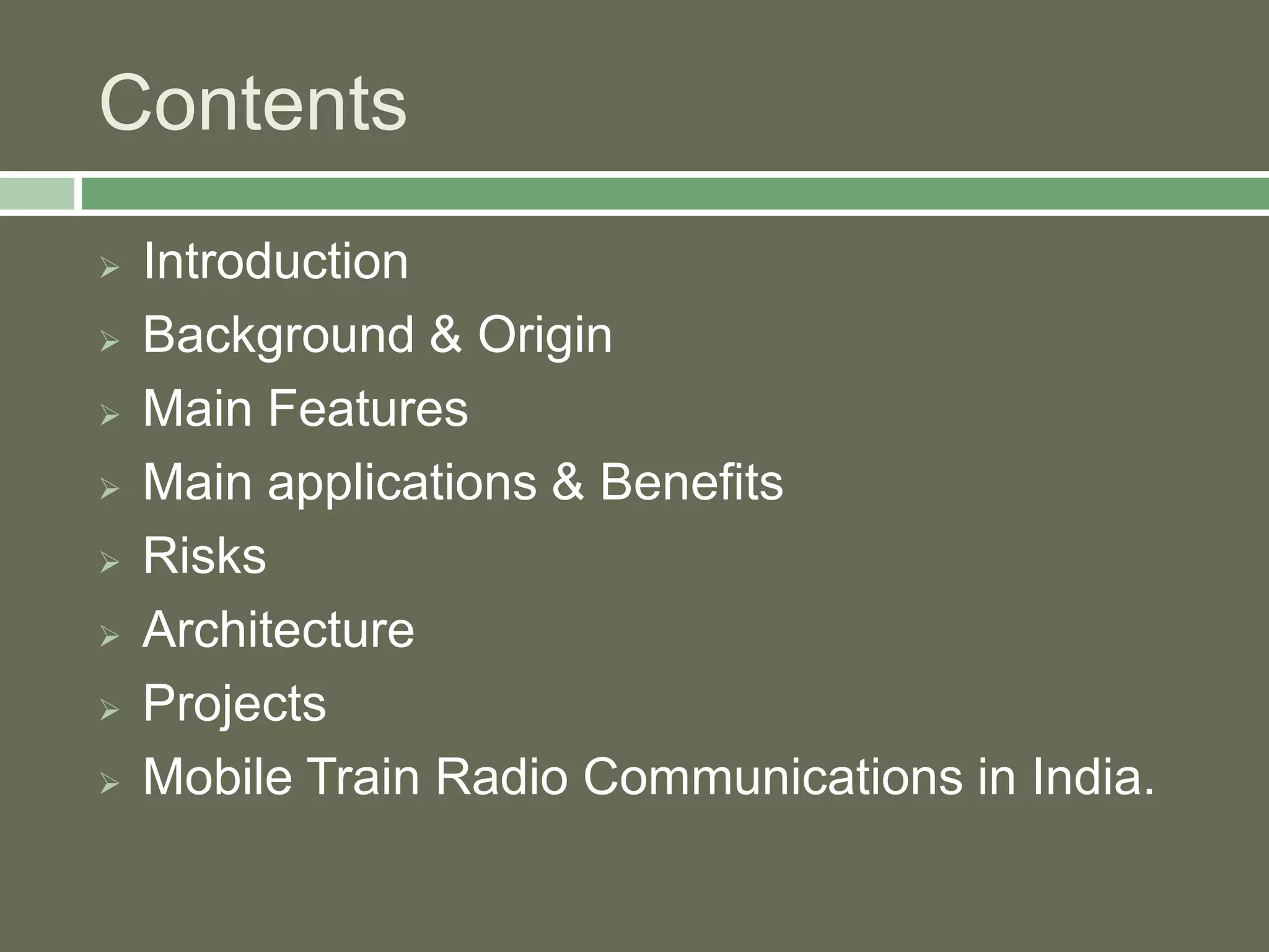 Communication Based Train Control (Mobile Train Radio Communication) | PPTX