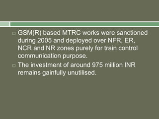Communication Based Train Control (Mobile Train Radio Communication) | PPTX