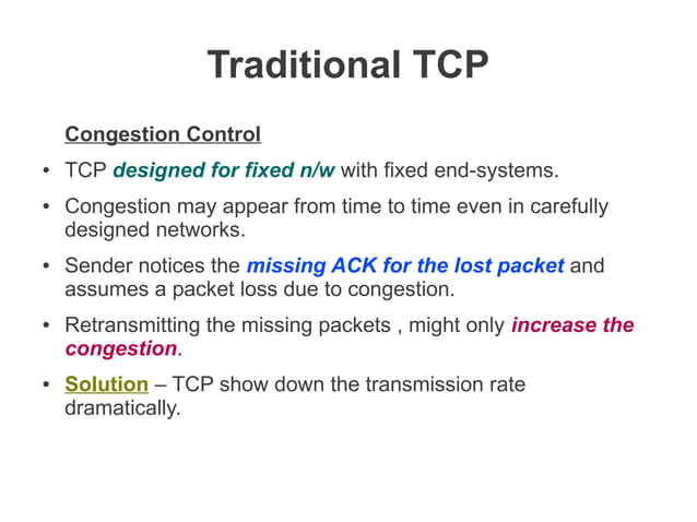 Mobile transportlayer | PPT