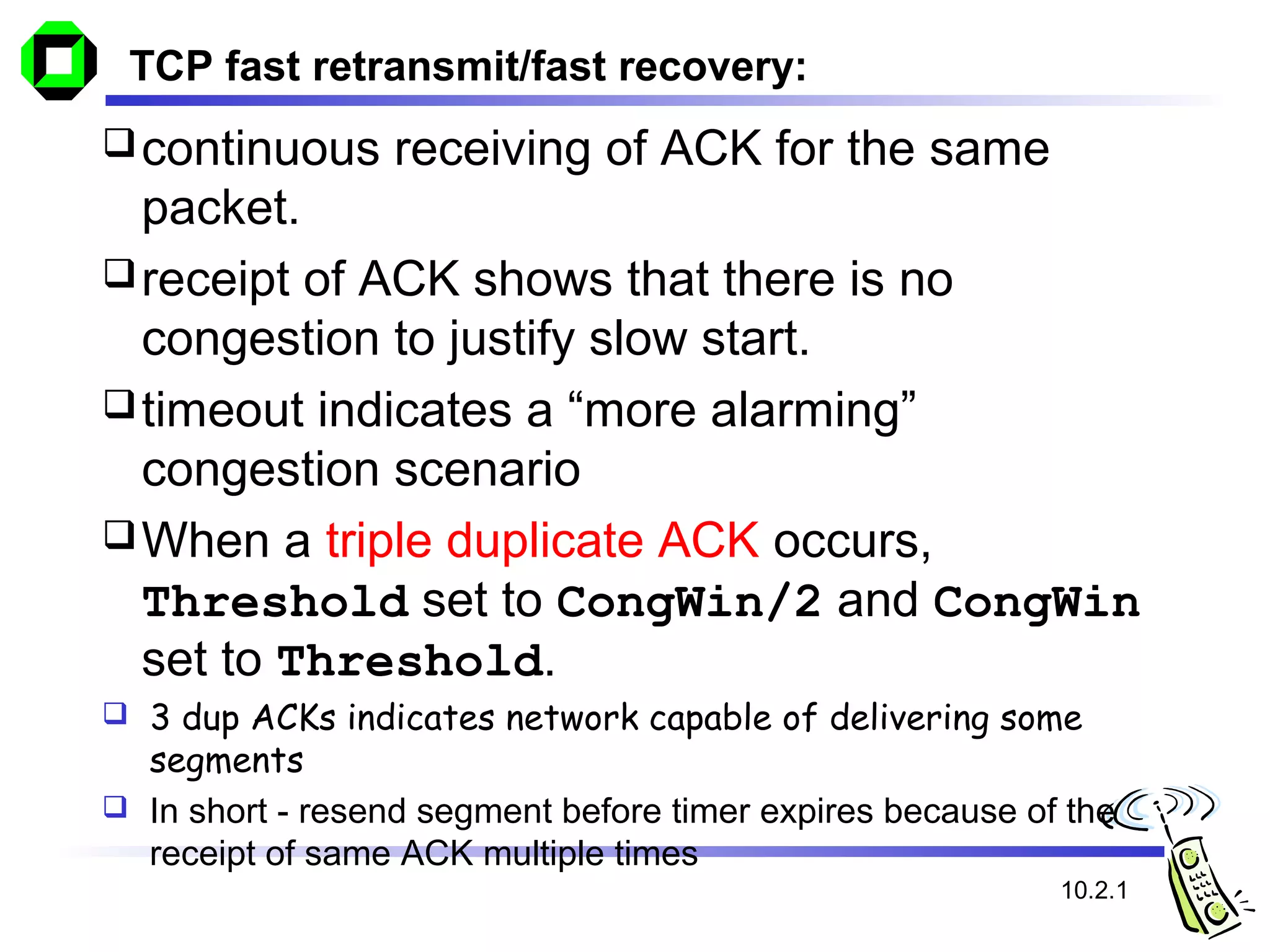 Mobile Transport Layer Ppt Computer Networking Computing