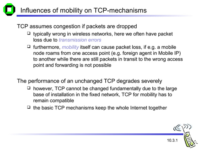 Mobile Transport Layer Ppt Computer Networking Computing