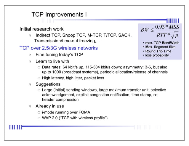 Mobile Transport Layer 1 Pptx